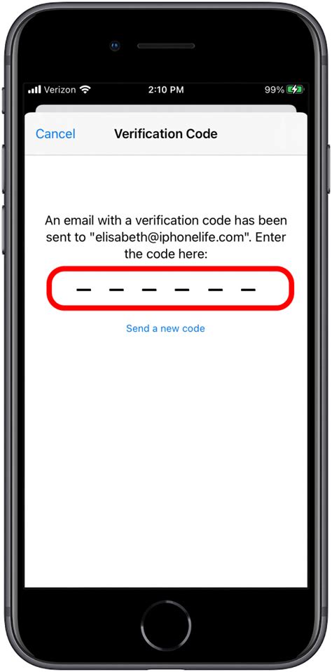 Image result for Verifying Email iPhone