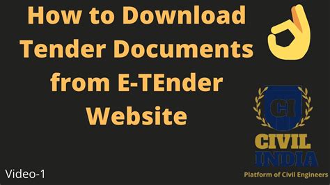 Image result for eTender Tutorial