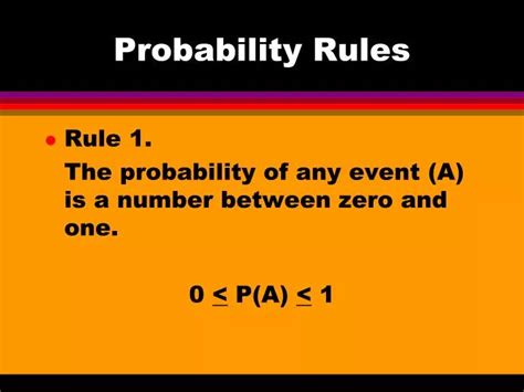 Image result for Basic Probability Rules