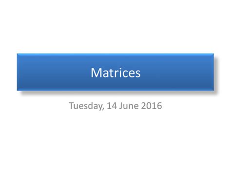 Image result for Matrices Explained