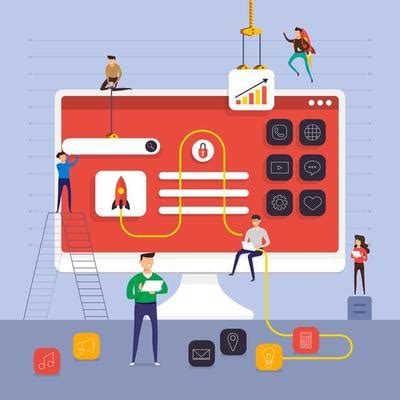 Image result for Computer Application Vector