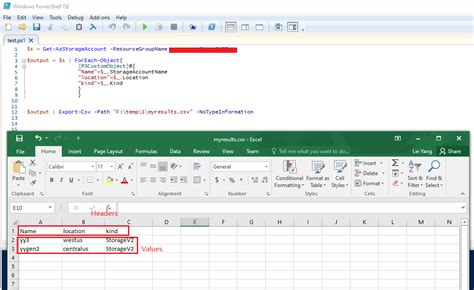 Image result for CSV for PowerShell Format