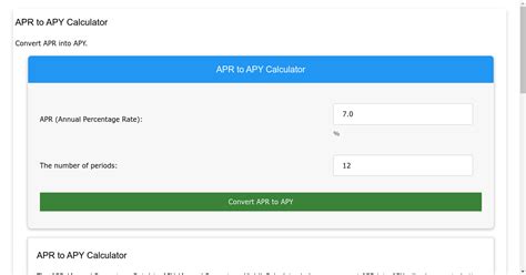 Image result for APY Conversion Chart