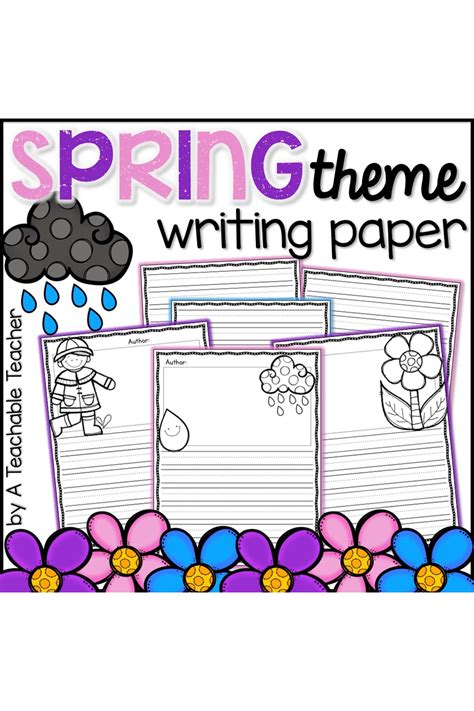 Image result for Spring Writing Page