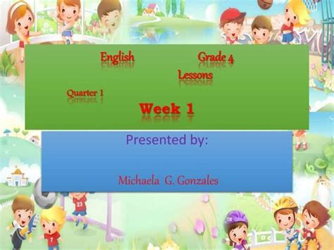 Image result for 4th Class English 1st Lesson