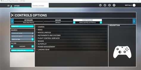 Image result for Set Up Controller in FS2020