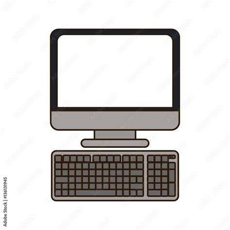 Image result for Vector Desktop Computer Design