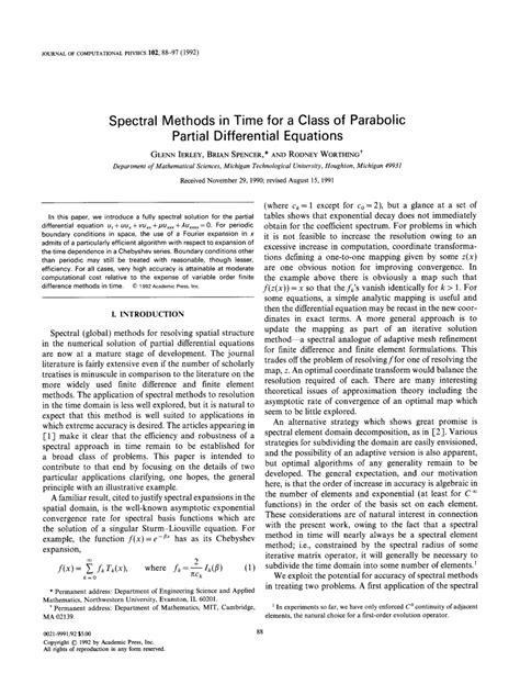Image result for Spectral Methods