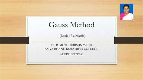 Image result for Gauss Method Math