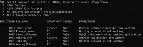 Image result for Oracle SQL Basics Left Outrerjoin