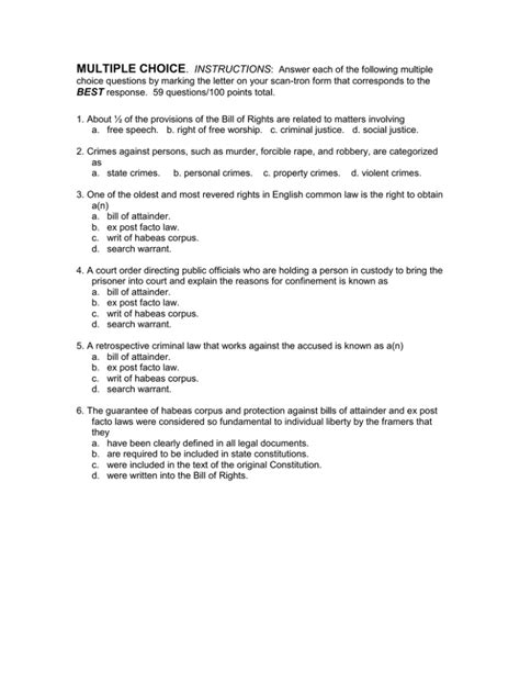 Image result for Multiple Choice Test Instructions