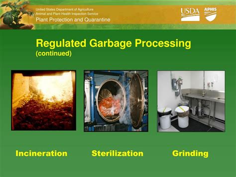 Image result for USDA-APHIS Regulated Garbage