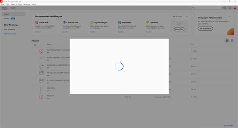 Image result for Adobe Acrobat Loading
