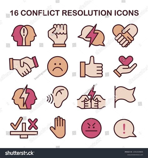 Image result for Resolving Conflict Icon