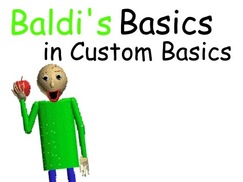 Image result for Baldi Basics Custom