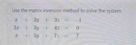 Image result for Matrix Inversion Method Examples 2By 2