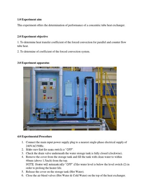 Heat Transfer Lab 1 PDF | PDF | Heat Exchanger | Heat Transfer