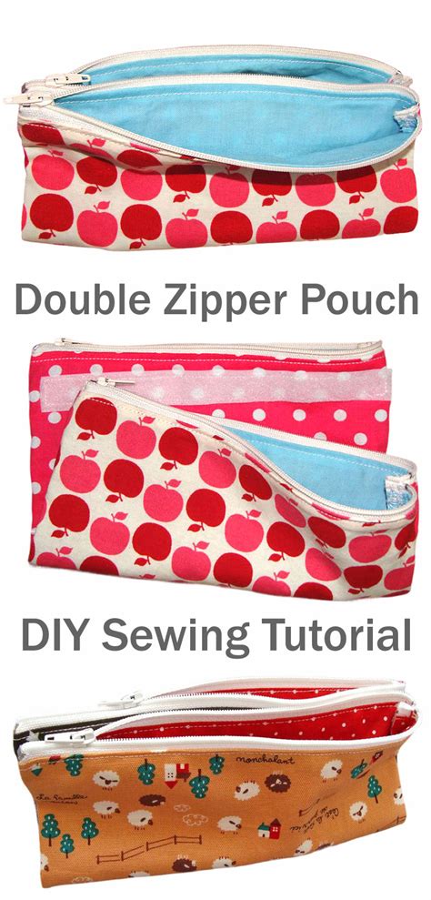 Image result for Double Zipper Pouch Tutorial