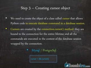 Image result for Cursor Execute Query Python