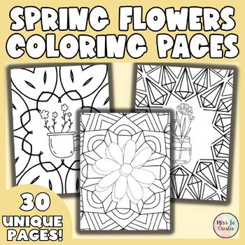 Image result for Spring Coloring Pages Hard