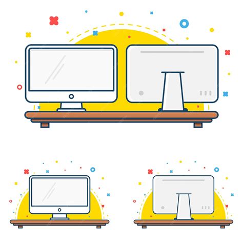 Image result for Desktop Computer Back View Vector