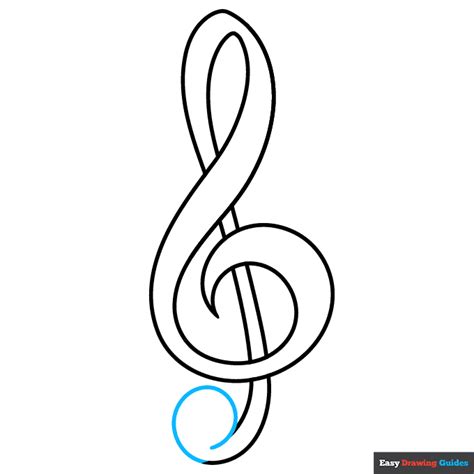 Image result for How to Draw a Treble Clef
