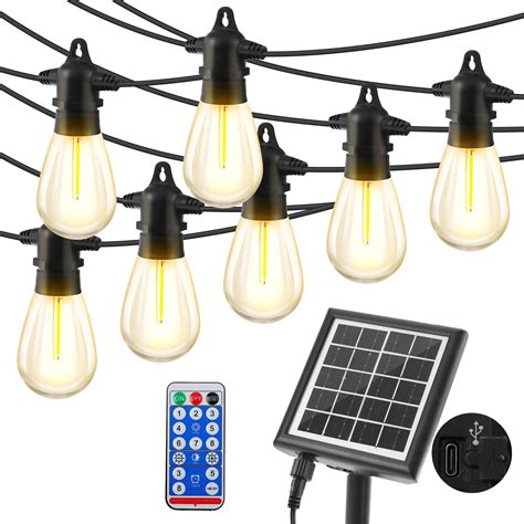 Image result for Amazon LED Outdoor Solar String Lights