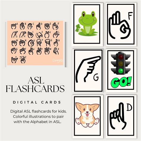 Image result for Free Sign Language Flash Cards