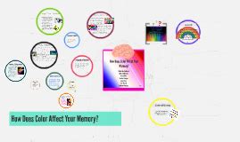 Image result for Science Projects Showing Color Affect On Memory