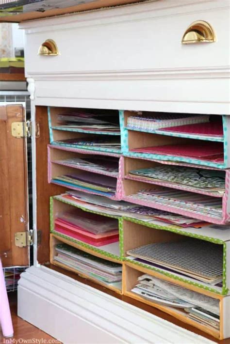 Image result for DIY Storage Boxes Using Scrapbook