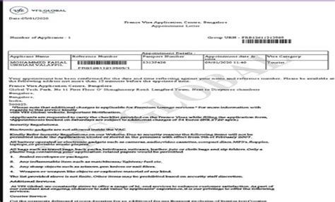 Image result for Application Reference Number VFS Global