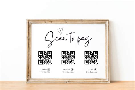 QR Code Sign Template Graphic by Haffa Studio · Creative Fabrica