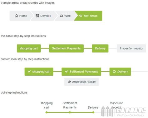 Image result for Navigation Step CSS Example