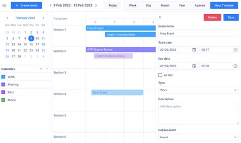 Image result for Event Calendar HTML/CSS JS
