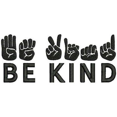 Image result for Be Kind Sign Language