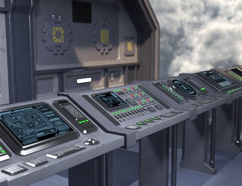 Image result for Sci-Fi Computer Set Up