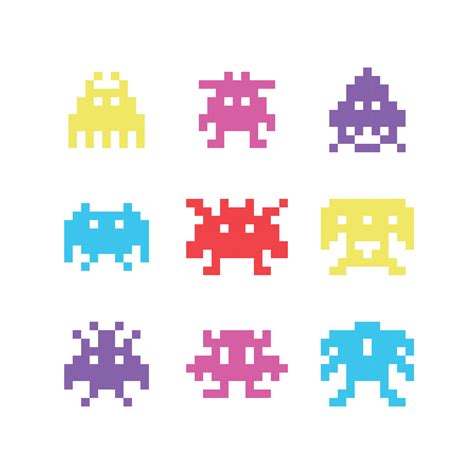 Image result for Space Invaders Pixel Shield