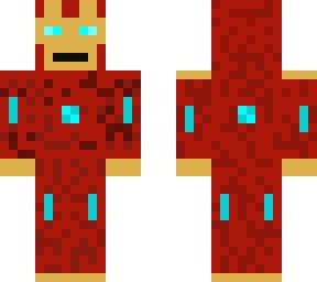 Image result for Iron Man Minecraft Java Skin