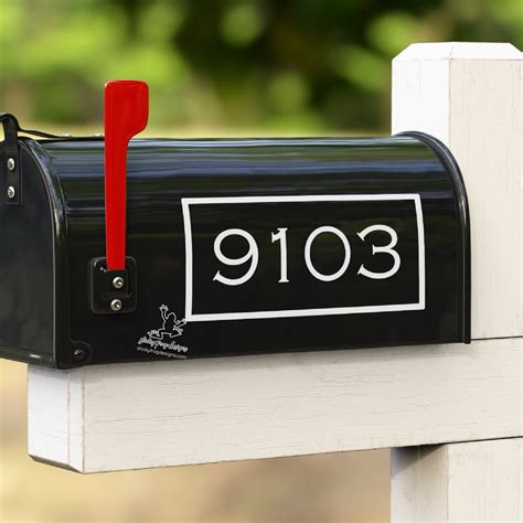 Image result for Custom Mailbox Numbers