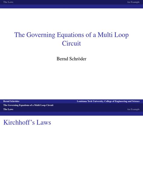 Image result for Multi-Loop Circuits Finding Currents