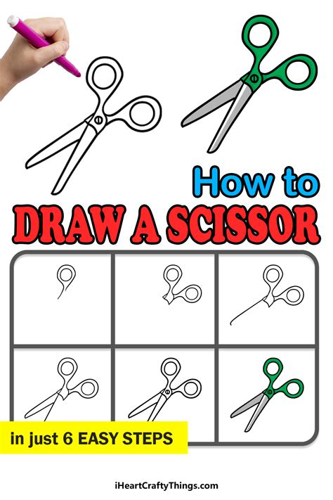 Image result for How to Draw Scissors