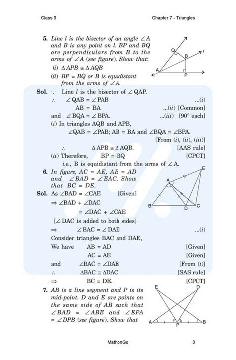 Image result for Math Chapter 7 Triangle PSB 9th Class