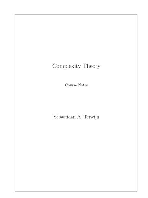 Image result for Introduction to Common Complexity PDF