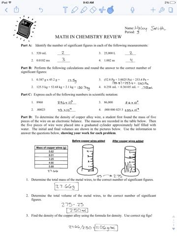 Image result for Chemistry Math Problems