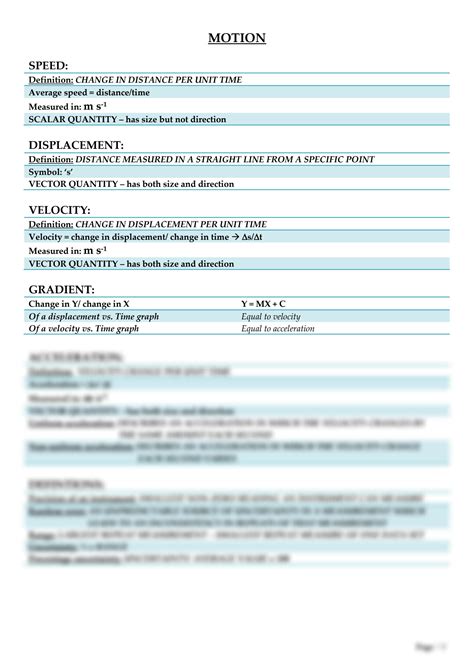 Image result for A Level Physics Revision Notes