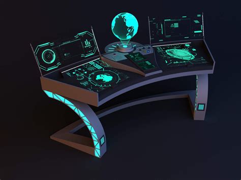 Image result for Sci-Fi Computer Set Up