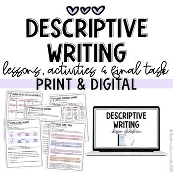 Image result for Descriptive Writing Activity