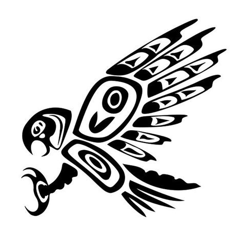 Image result for Native Hawk Drawing