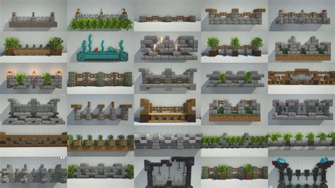 Image result for Path Railing Design Minecraft