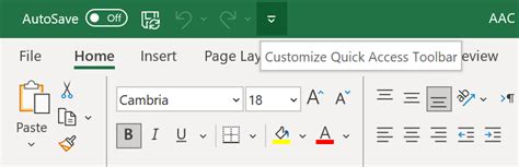 Image result for Quick Access Toolbar Example